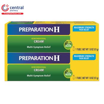 [CHÍNH HÃNG] Thuốc Preparation H Cream điều trị trĩ nội, trĩ ngoại