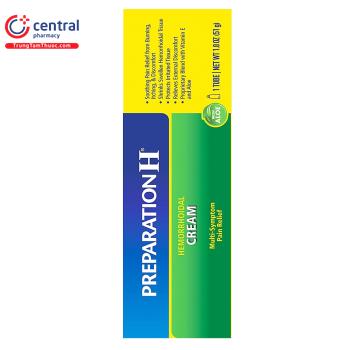 [CHÍNH HÃNG] Thuốc Preparation H Cream điều trị trĩ nội, trĩ ngoại