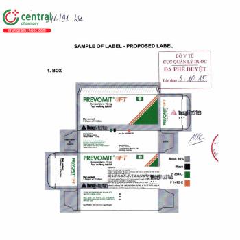 Thuốc Prevomit FT 10mg hộp hộp 50 viên điều trị nôn và buồn nôn