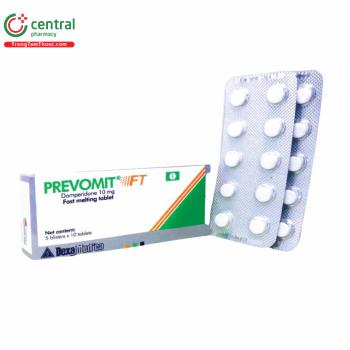 Thuốc Prevomit FT 10mg hộp hộp 50 viên điều trị nôn và buồn nôn