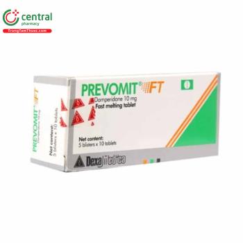 Thuốc Prevomit FT 10mg hộp hộp 50 viên điều trị nôn và buồn nôn