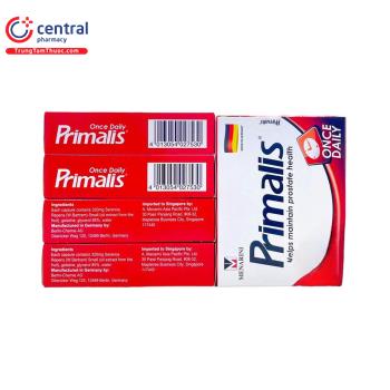 [CHÍNH HÃNG] Viên uống Primalis Berlin giảm phì đại tiền liệt tuyến