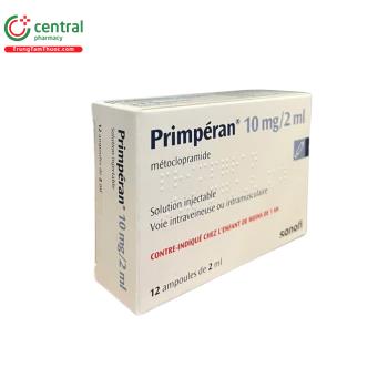 [CHÍNH HÃNG] Thuốc Primperan 10mg/2ml (ống) chống buồn nôn, nôn