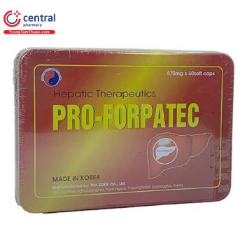 Thuốc Pro-Forpatec bổ gan: công dụng, liều dùng và lưu ý khi sử dụng