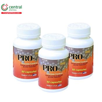Thuốc Pro-Z Gold Glucose Control duy trì mức đường huyết ổn định