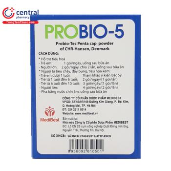 [CHÍNH HÃNG] Thuốc Probio-5 hỗ trợ sức khỏe đường tiêu hóa