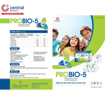[CHÍNH HÃNG] Thuốc Probio-5 hỗ trợ sức khỏe đường tiêu hóa