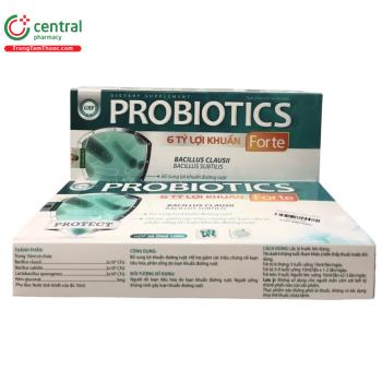 Thuốc Probiotics Forte hỗ trợ bổ sung các lợi khuẩn đường ruột