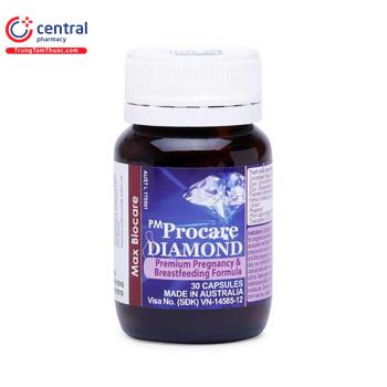 Thuốc bổ bầu PM Procare Diamond uống khi nào? cần uống thêm sắt, canxi ...