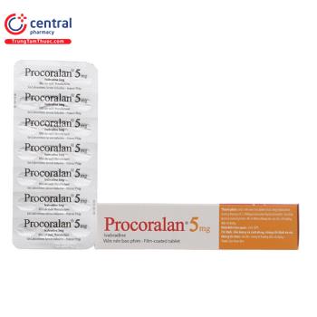 Thuốc Procoralan 5mg hỗ trợ điều trị đau thắt ngực ổn định