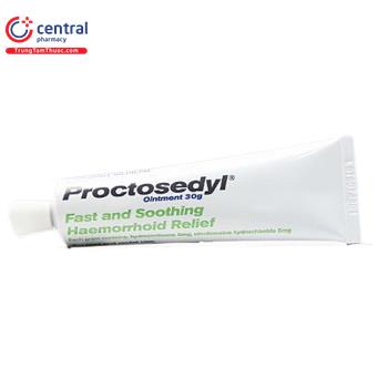 Thuốc bôi trĩ Proctosedyl Ointment 30g: tác dụng, chỉ định, giá bán