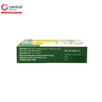 Thuốc Profen 100mg/10ml hạ sốt, giảm đau cho trẻ em hiệu quả