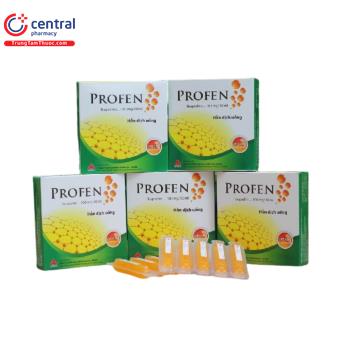 Thuốc Profen 100mg/10ml hạ sốt, giảm đau cho trẻ em hiệu quả
