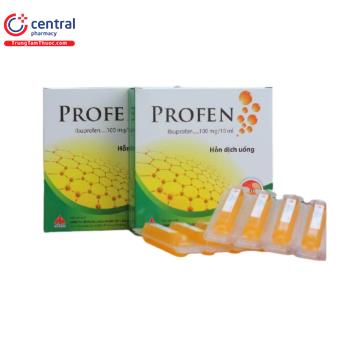 Thuốc Profen 100mg/10ml hạ sốt, giảm đau cho trẻ em hiệu quả