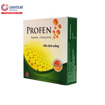Thuốc Profen 100mg/10ml hạ sốt, giảm đau cho trẻ em hiệu quả