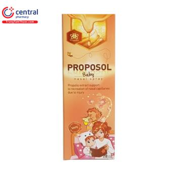 Xịt rửa mũi keo ong Proposol Baby - Hỗ trợ phục hồi mao mạch mũi tổn ...