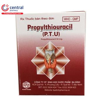 [CHÍNH HÃNG] Thuốc Propylthiouracil (PTU) trị tăng năng tuyến giáp