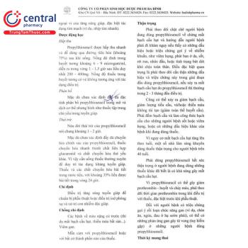 [CHÍNH HÃNG] Thuốc Propylthiouracil (PTU) trị tăng năng tuyến giáp