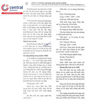 [CHÍNH HÃNG] Thuốc Propylthiouracil (PTU) trị tăng năng tuyến giáp