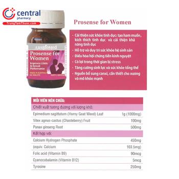 Thuốc Prosense For Women: Cải thiện sinh lý nữ giới hiệu quả