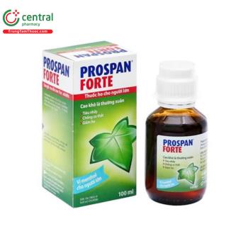 Siro Prospan Forte 100ml: Thuốc ho thảo dược giảm viêm phế quản