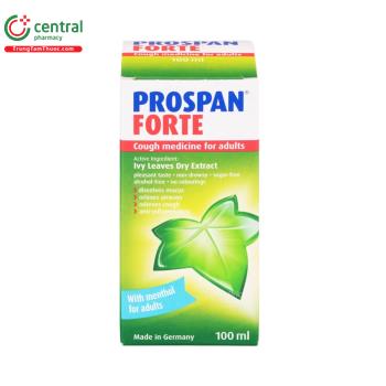Siro Prospan Forte 100ml: Thuốc ho thảo dược giảm viêm phế quản