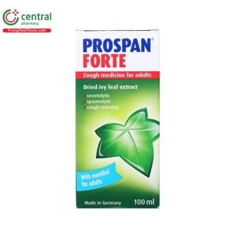 Siro Prospan Forte 100ml: Thuốc ho thảo dược giảm viêm phế quản