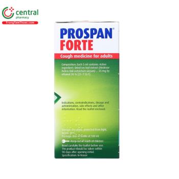 Siro Prospan Forte 100ml: Thuốc ho thảo dược giảm viêm phế quản