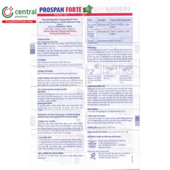 Siro Prospan Forte 100ml: Thuốc ho thảo dược giảm viêm phế quản