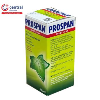 [CHÍNH HÃNG] Thuốc Si Rô Ho Prospan 100ml: Tác dụng, cách dùng - liều dùng