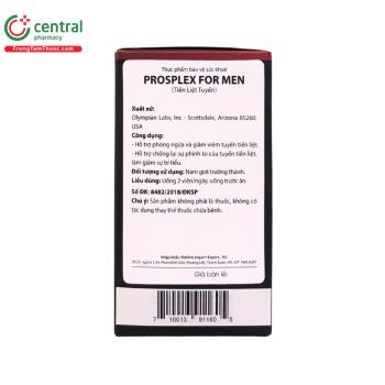 Thuốc Prosplex For Men (30 viên) - Giảm viêm, phì đại tiền liệt tuyến