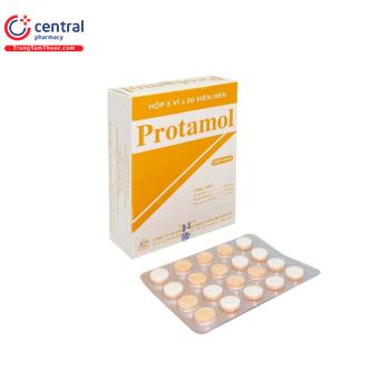 Thuốc Protamol 325mg (Hộp 5 vỉ x 20 viên nén) - Thuốc giảm đau xương ...