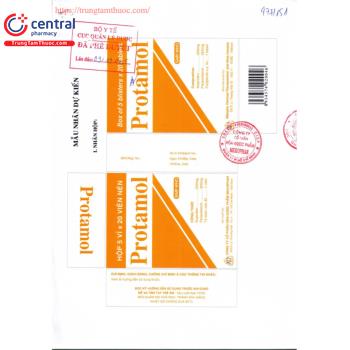 Thuốc Protamol 325mg (Hộp 5 vỉ x 20 viên nén) - Thuốc giảm đau xương ...