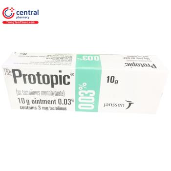 Thuốc mỡ Protopic 0,03% Janssen 10g trị chàm da thể tạng