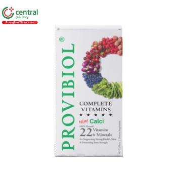Thuốc Provibiol Vitamin bổ sung 22 loại vitamin và khoáng chất cho cơ thể