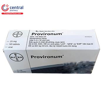 [CHÍNH HÃNG] Thuốc Provironum 25mg - Thuốc điều trị rối loạn nội tiết