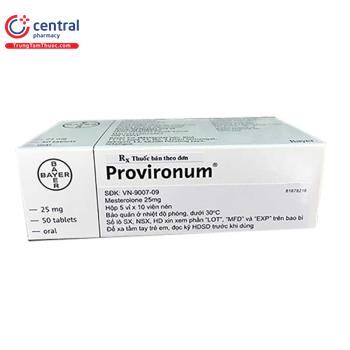 [CHÍNH HÃNG] Thuốc Provironum 25mg - Thuốc điều trị rối loạn nội tiết