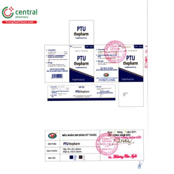Thuốc PTU Thepharm 50mg - Điều trị tình trạng tăng năng tuyến giáp