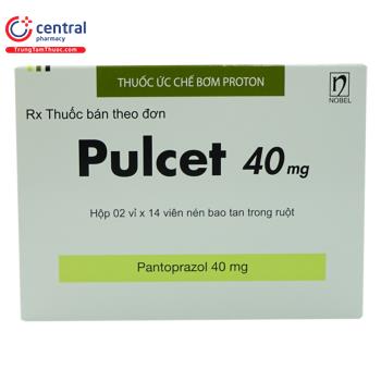 [CHÍNH HÃNG] Thuốc Pulcet 40mg giải pháp điều trị viêm loét dạ dày
