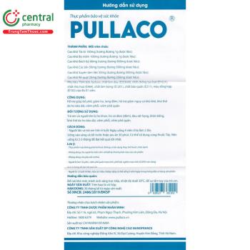 Thuốc Pullaco giúp hỗ trợ giảm ho đàm, khò khè, khó thở do ho kéo dài