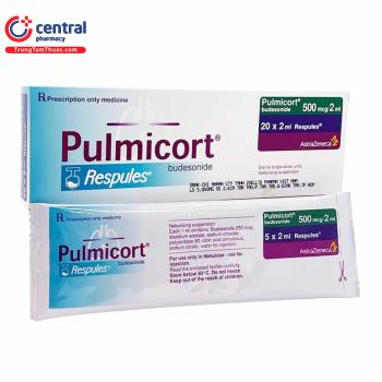 Thuốc Pulmicort Respules 500mcg/2ml - điều trị viêm khí, phế quản