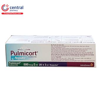 Thuốc Pulmicort Respules 500mcg/2ml - điều trị viêm khí, phế quản