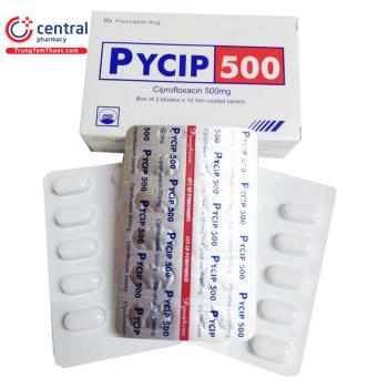 Thuốc Pycip 500 - Thuốc kháng sinh điều trị nhiễm khuẩn