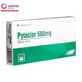 [CHÍNH HÃNG] Thuốc Pyfaclor 500mg điều trị nhiễm khuẩn