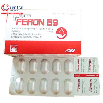 Thuốc Pyme Feron B9 phòng ngừa thiếu máu cho bà bầu giá bao nhiêu?