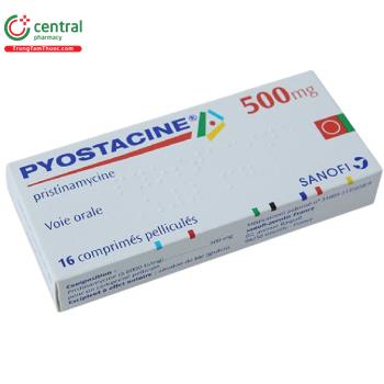 Thuốc Pyostacine 500mg - Điều trị nhiễm khuẩn đường hô hấp