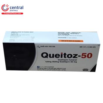 [CHÍNH HÃNG] Thuốc Queitoz 50 điều trị cho người tâm thần phân liệt