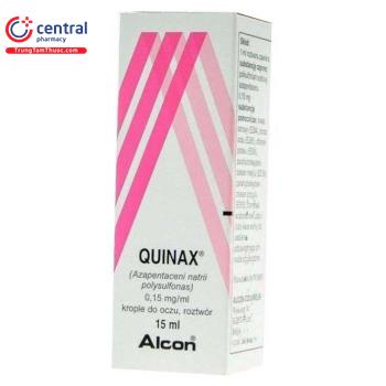 Thuốc Quinax 0.015% 15ml điều trị đục thủy tinh hiệu quả