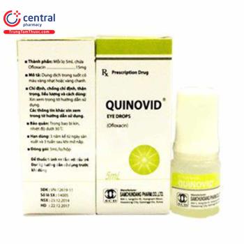 [CHÍNH HÃNG] Thuốc Quinovid Eye Drops: Thuốc điều trị nhiễm trùng mắt