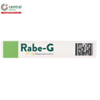Thuốc Rabe-G 20mg điều trị bệnh loét dạ dày-tá tràng tiến triển